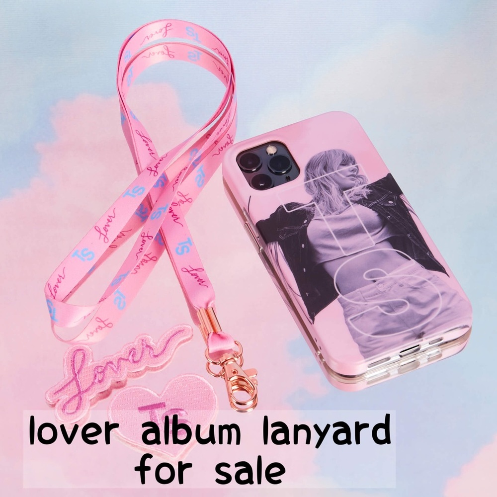 Taylor Swift Lover Album Lanyard - Gem